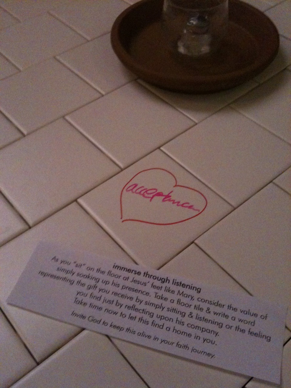 Interactive Prayer Stations – Still Waters